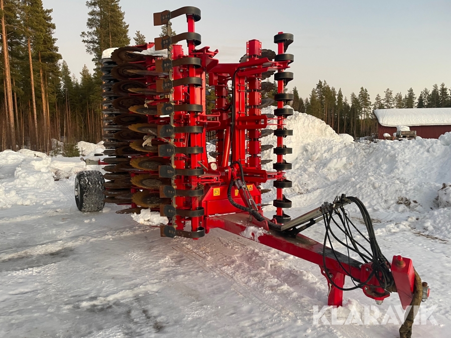 Tallriksredskap harv HE-VA Discroller XL Contour 5,5m V-rin