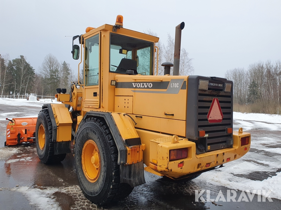 Hjullastare med vikplog Volvo L70C, Karlstad, Klaravik aukti