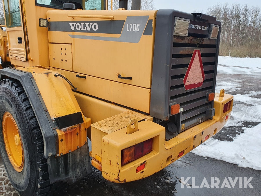 Hjullastare med vikplog Volvo L70C, Karlstad, Klaravik aukti