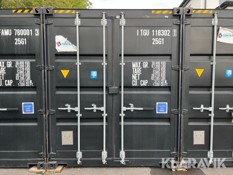 Container 20 fot isolerad, Norrköping, Klaravik auktioner