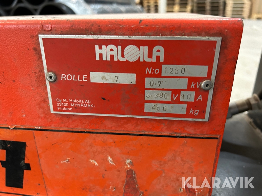 Inplastare Haloila Rolle 7, Helsingborg, Klaravik auktioner