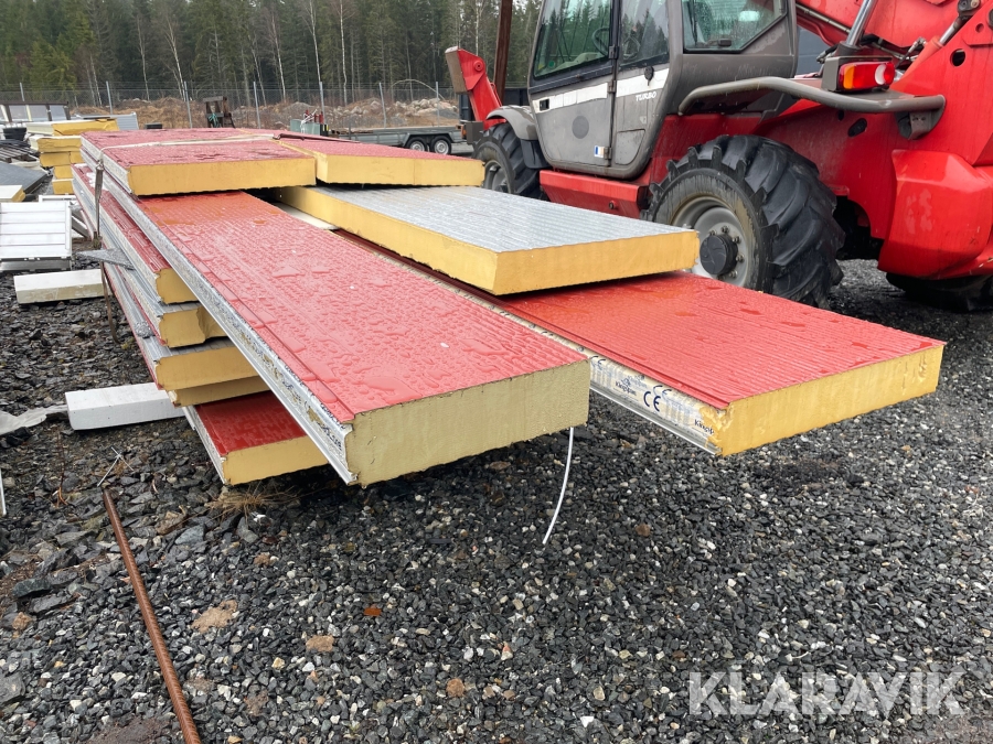 Sandwich paneler Kingspan 120 mm pir, Dals-Ed, Klaravik aukt