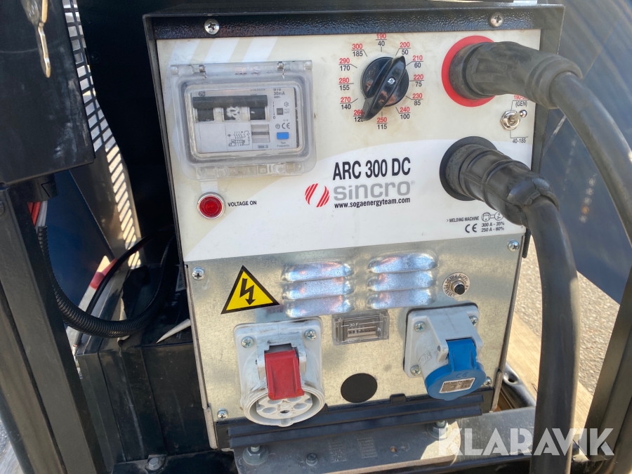 Motorsvets Kohler SDMO Weldarc 300 TE XL, Jönköping, Klaravi