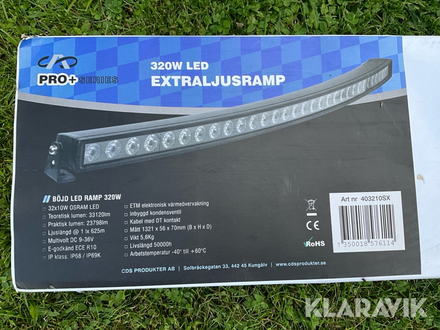 Ljusramp CA Pro+ Series, Vetlanda, Klaravik auktioner