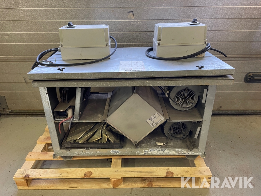 Ventilationsaggregat Villavent, Örnsköldsvik, Klaravik aukti
