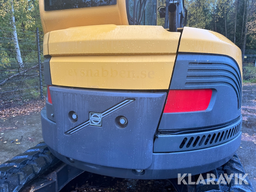 Grävmaskin Volvo ECR58 Plus, Haninge, Klaravik auktioner