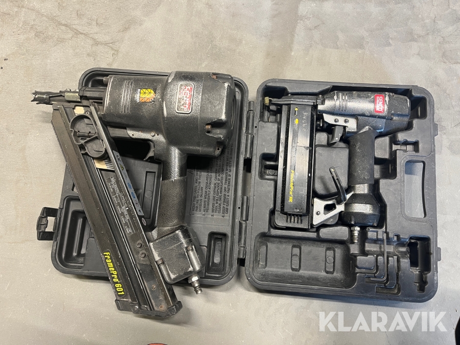 Spik- & dyckertpistol Senco Framepro 601 / finishpro 18, Gäv