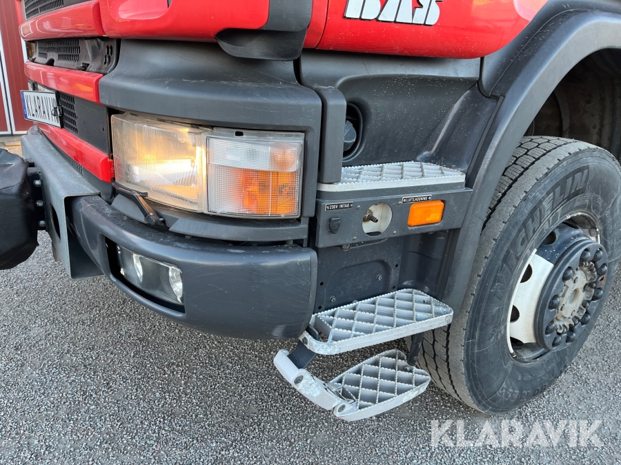 Brandbil Scania P114CB 4X4, Sala, Klaravik auktioner
