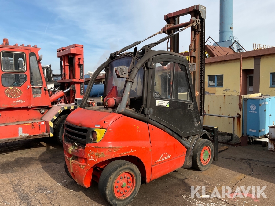 Truck Linde H40, Landskrona, Klaravik auktioner