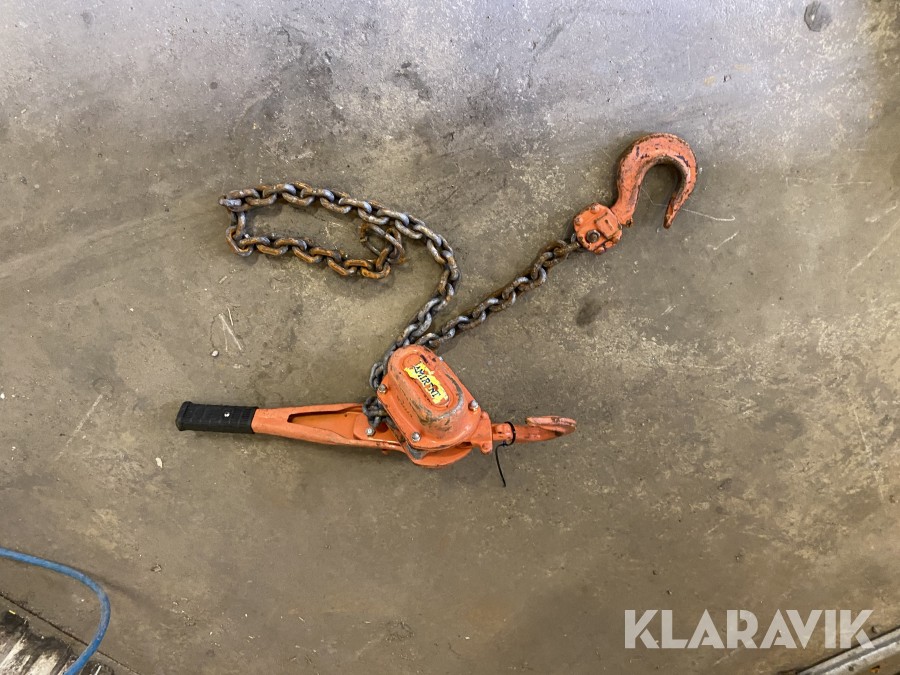 Klaravik Auktioner | Lyftblock Bedsab 3,2 ton