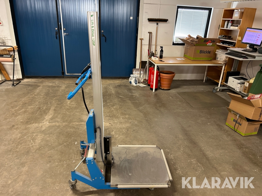 Elektrisk lyftvagn Lift & Drive 125P, Helsingborg, Klaravik
