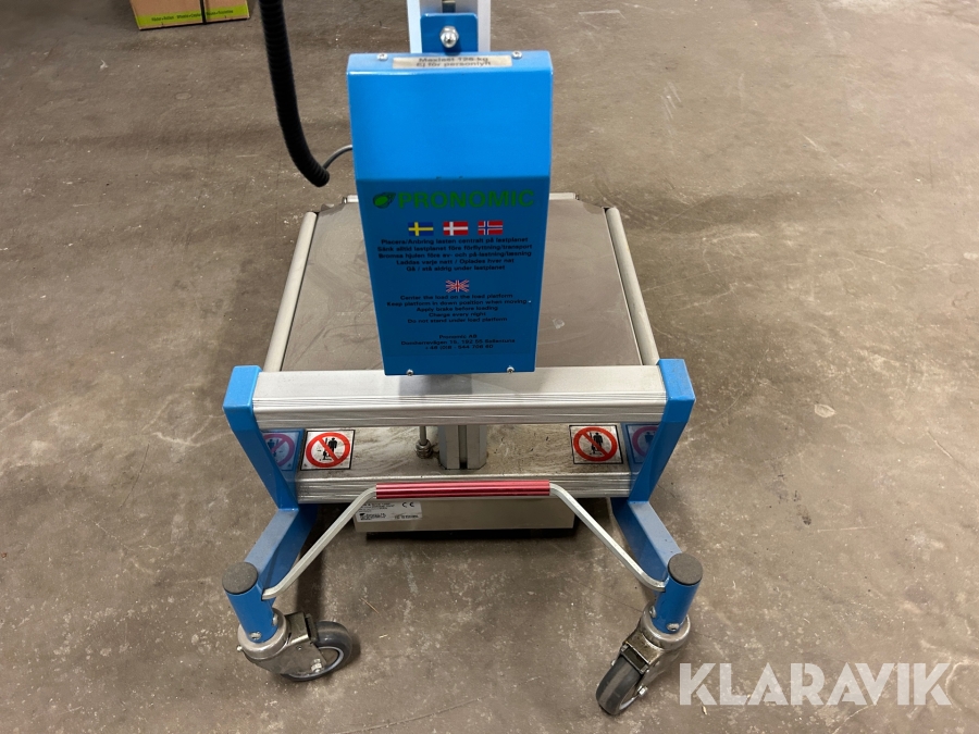 Elektrisk lyftvagn Lift & Drive 125P, Helsingborg, Klaravik