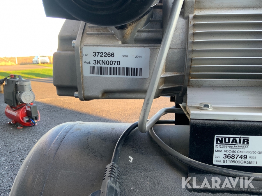 Klaravik Auktioner | Kompressor Gebe NUAIR VDC/50 CM3 230/50