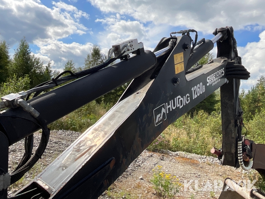 Grävlastare Huddig 1260B, Ljusdal, Klaravik auktioner