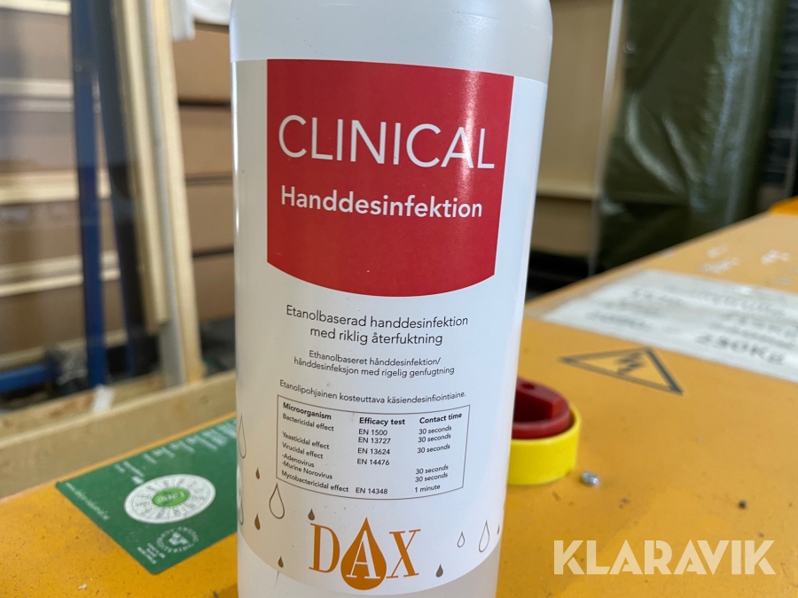 Handsprit Clinica 75%, Kil, Klaravik auktioner