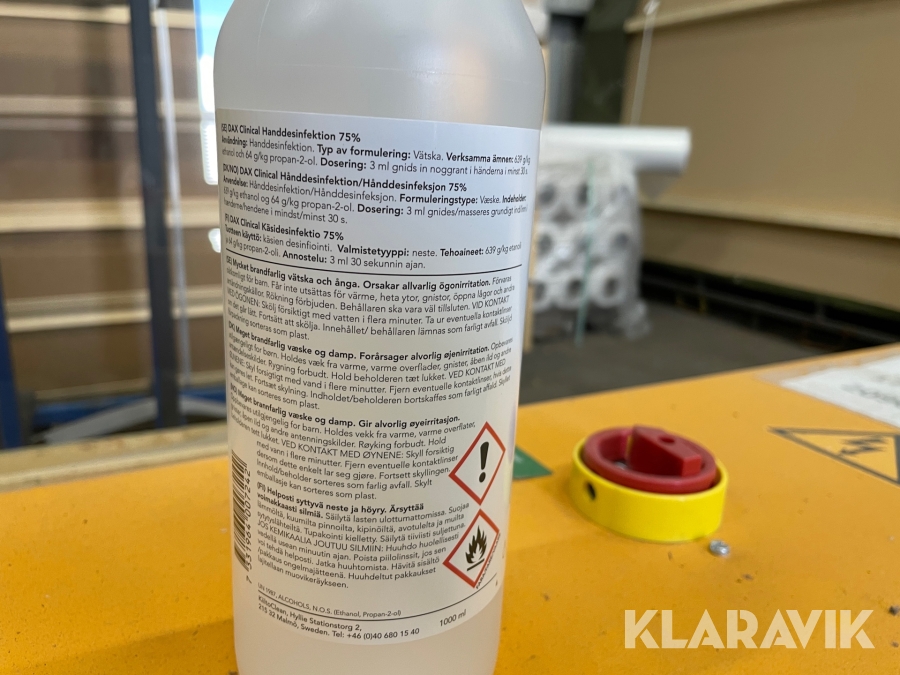 Handsprit Clinica 75%, Kil, Klaravik auktioner