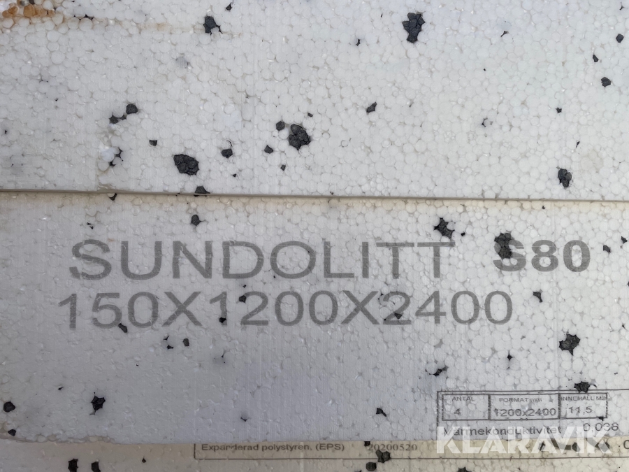 Klaravik Auktioner | Cellplast Sundolitt S80