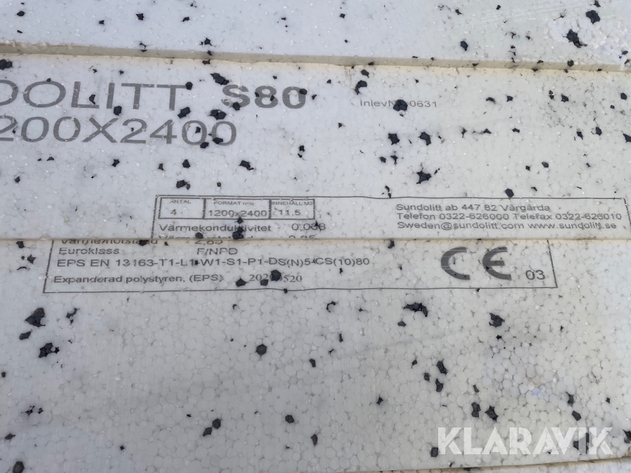 Klaravik Auktioner | Cellplast Sundolitt S80
