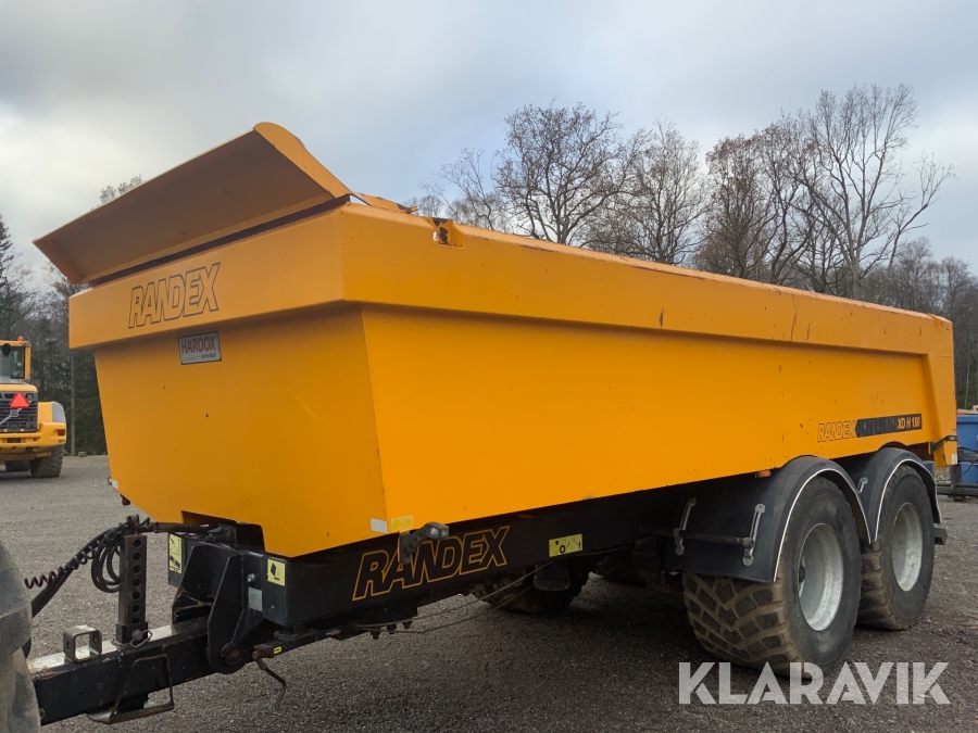 Dumpervagn Randex XD H180 ca 12 kubik