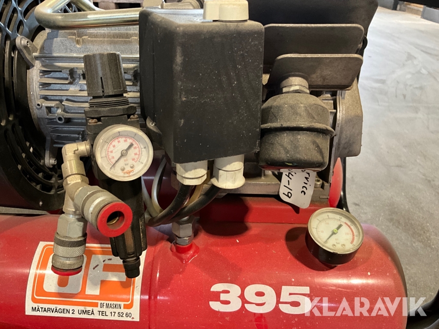 Kompressor Motek 395D, Umeå, Klaravik auktioner