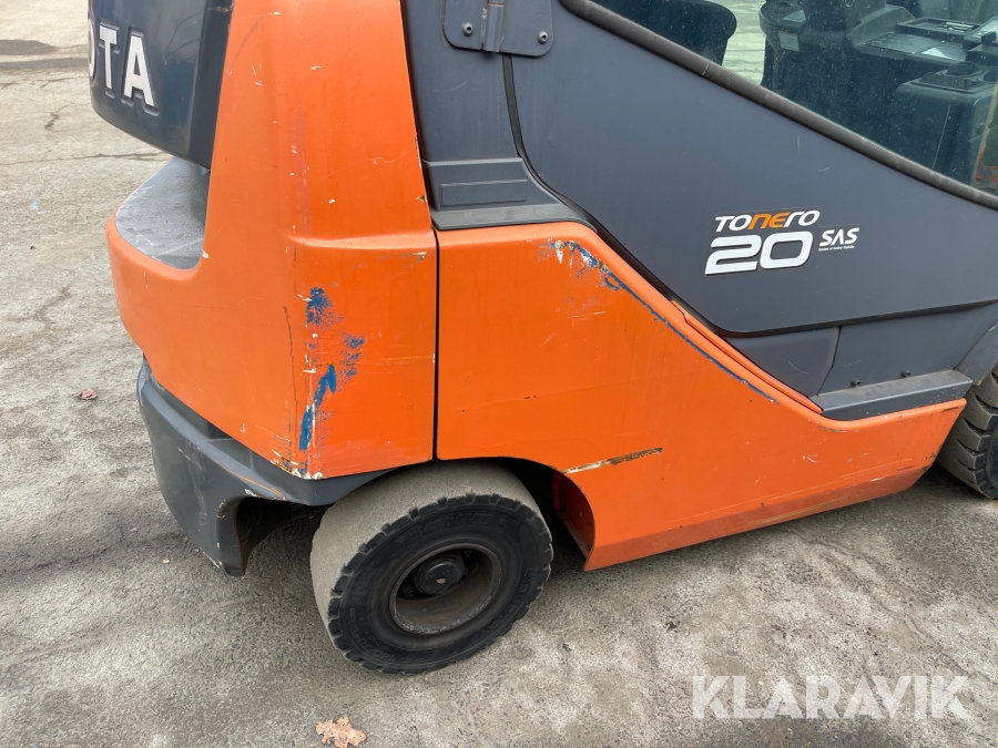 Dieseltruck Toyota Tonero F20 8FDK, Göteborg, Klaravik aukti