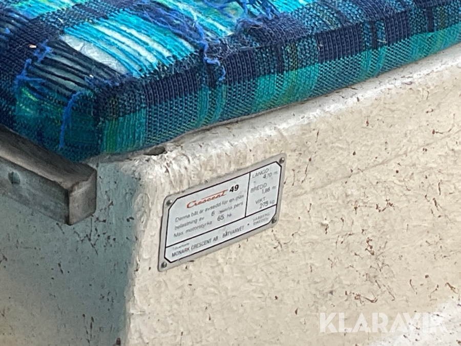 Båt Crescent HT 495, Forshaga, Klaravik auktioner