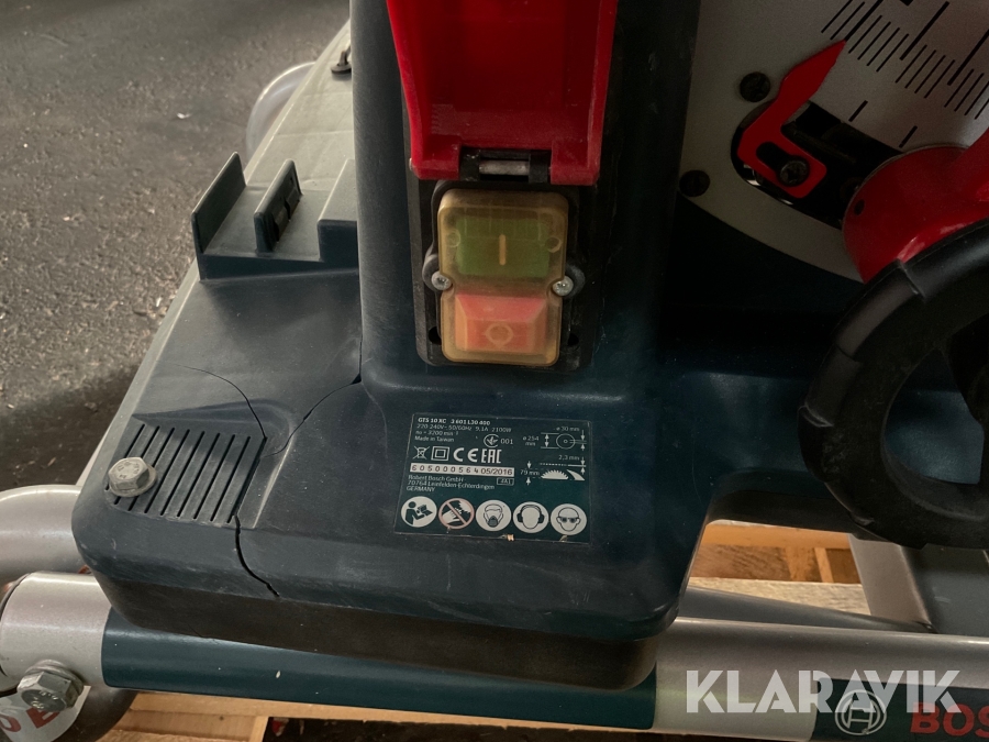 Klyvsåg Bosch GTS10 XC Professional, Jönköping, Klaravik auk