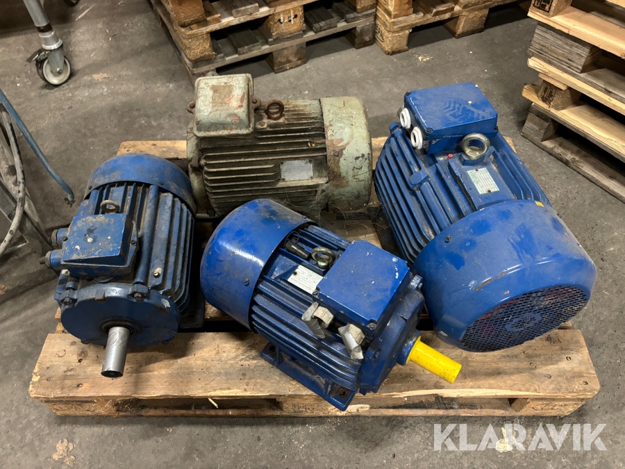 Elmotorer, Nybro, Klaravik auktioner