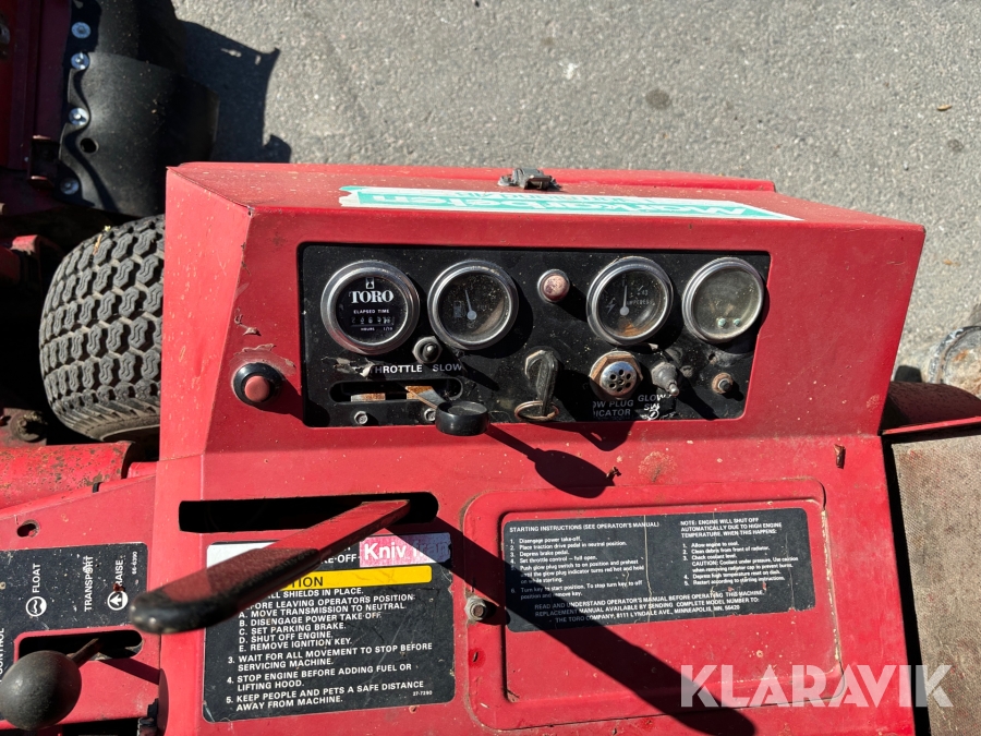 Gräsklippare Toro Groundsmaster 322-D, Örebro, Klaravik aukt