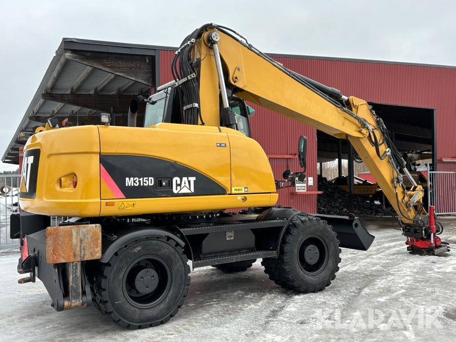 Hjulgrävare CAT M315D, Sandviken, Klaravik auktioner