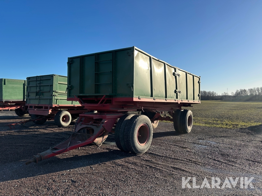 Spannmålsvagn ca 20 m3 Turberg, Enköping, Klaravik auktioner