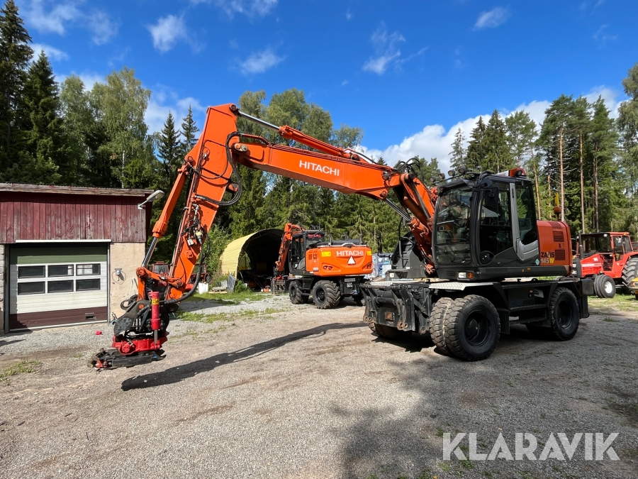 Grävmaskin Hitachi ZX145W-3, Norrtälje, Klaravik auktioner
