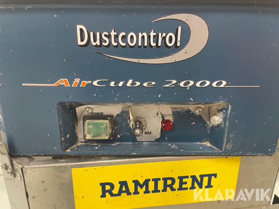 Luftrenare Dustcontrol Aircube 2000, Svalöv, Klaravik auktio