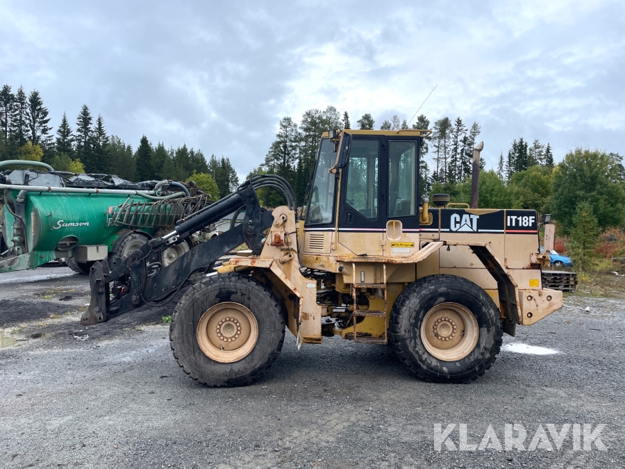 Hjullastare CAT IT18F, Östersund, Klaravik auktioner