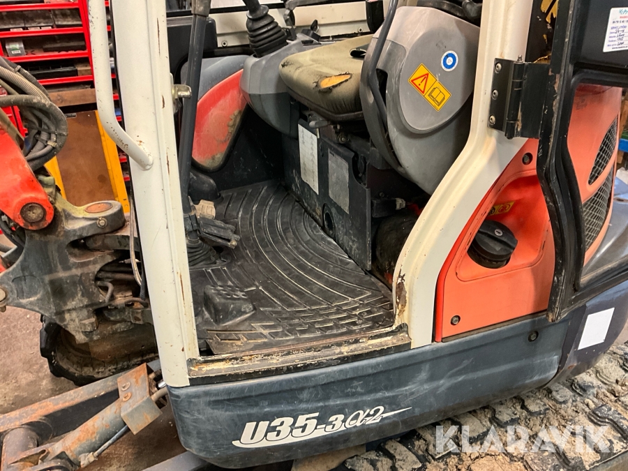 Grävmaskin Kubota U35-3a2, Trosa, Klaravik auktioner