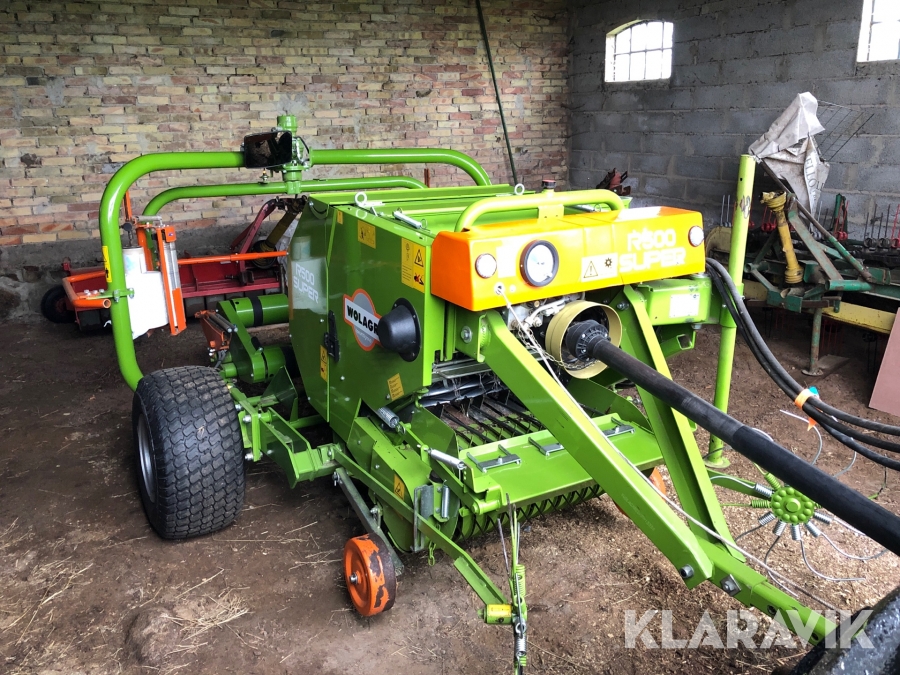 Rundbalspress Wolagri R500 Super, Hörby, Klaravik auktioner