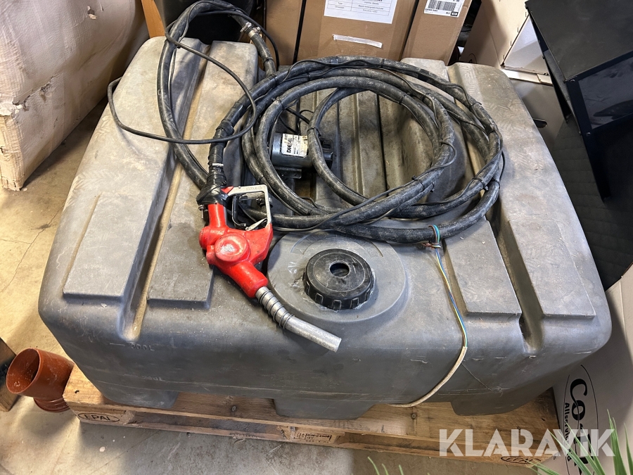 Dieseltank 300 Liter, Gävle, Klaravik auktioner