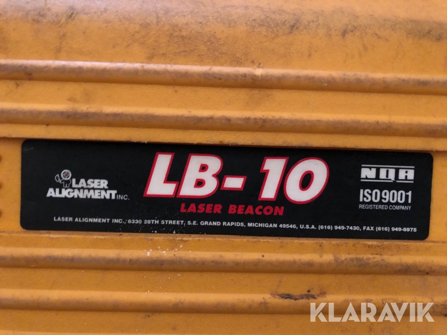 Laserinstrument Alignment LB-10 med tillbehör
