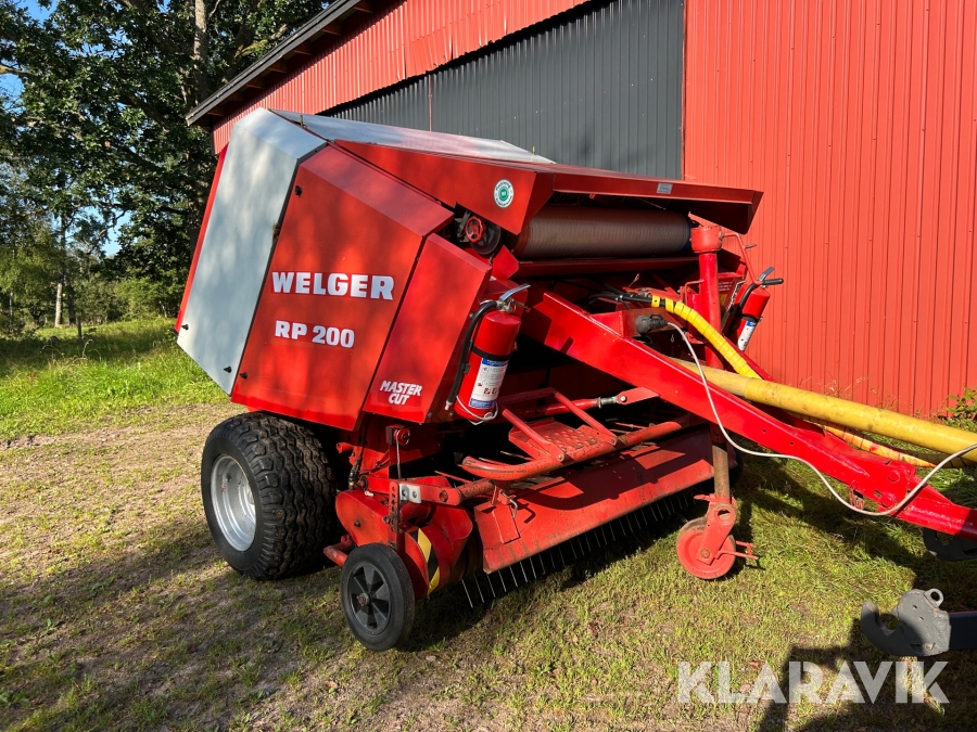 Rundbalspress Welger RP 200, Hylte, Klaravik auktioner