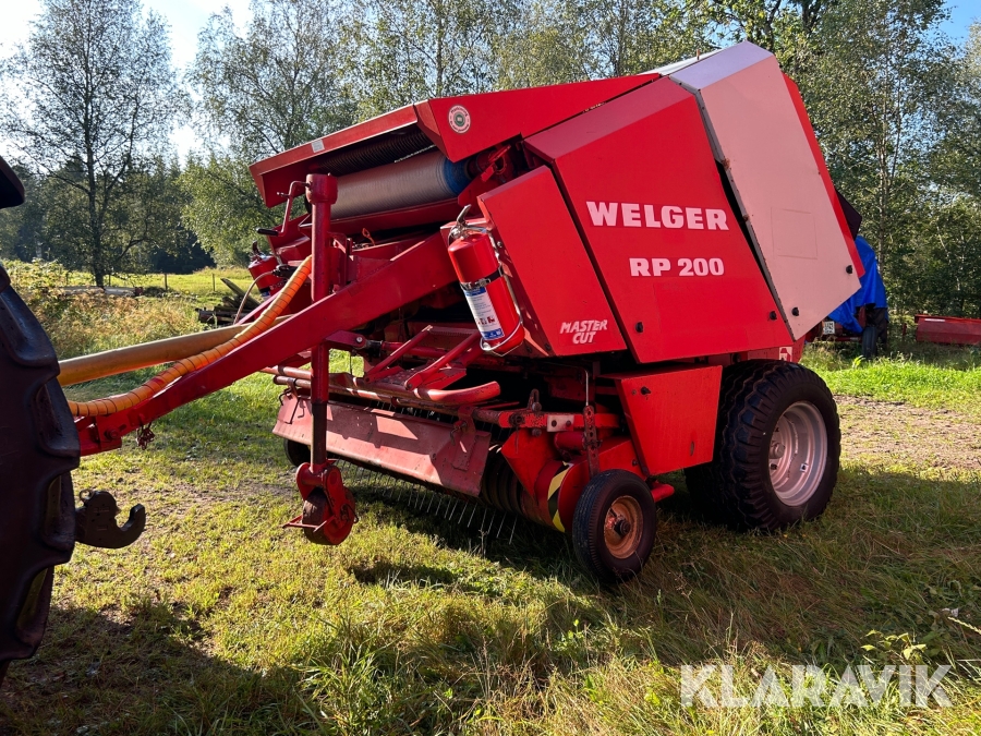 Rundbalspress Welger RP 200, Hylte, Klaravik auktioner