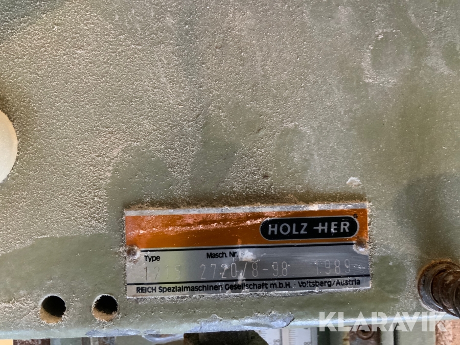 Plattkap Holz GER 1215 supercut, Värnamo, Klaravik auktioner