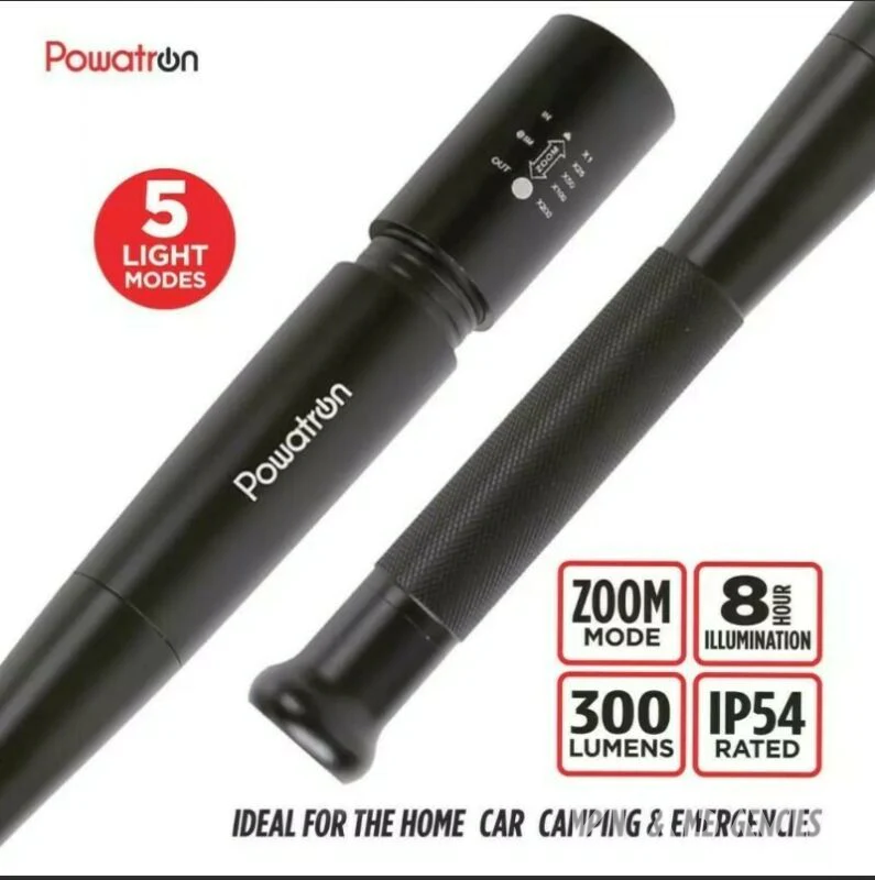 Security ficklampa 40x normal effekt. CREE XXL, Kristianstad