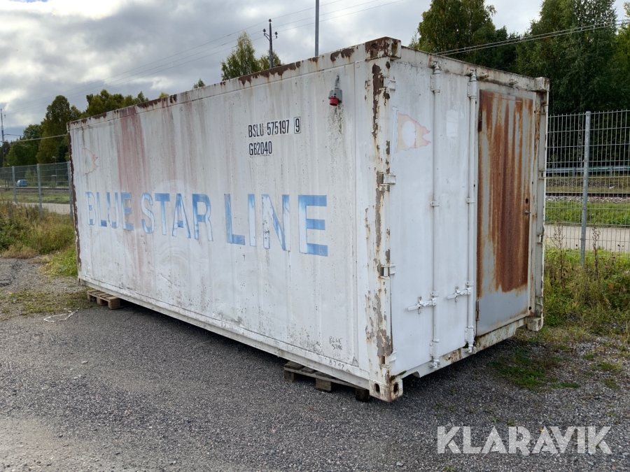 Conteiner Blue Star line Isolerad, Ljusnarsberg, Klaravik au