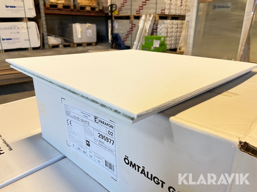 Akustikskiva Parafon Exclusive white, Hörby, Klaravik auktio