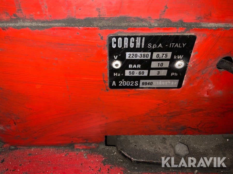 Däckkrängare för personbilsdäck Corghi Artiglio A 2002,