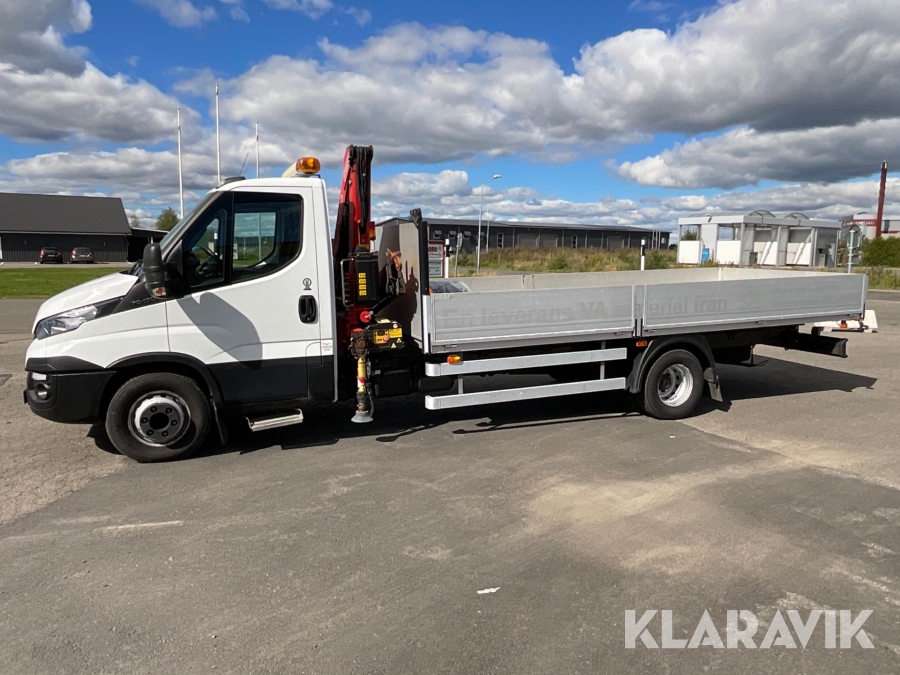 Flakbil Iveco Daily, Tidaholm, Klaravik auktioner