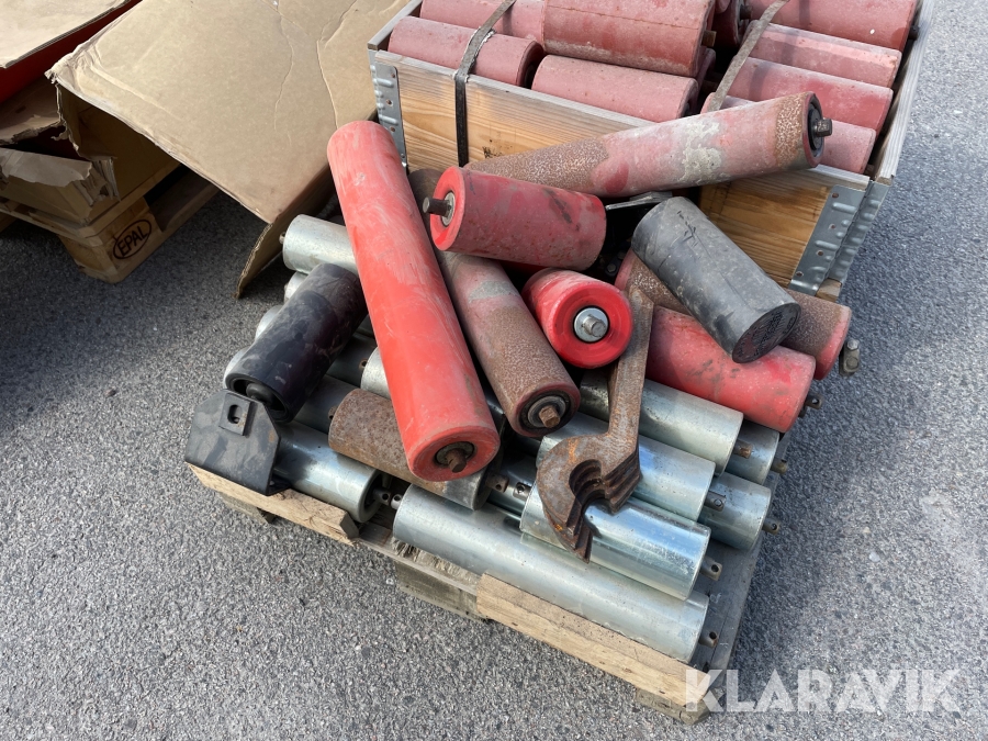 Rullar till transportband, Munkedal, Klaravik auktioner