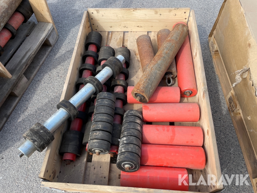 Rullar till transportband, Munkedal, Klaravik auktioner