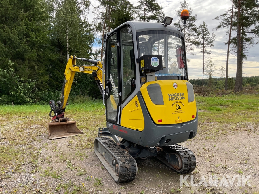 Grävmaskin Wacker Neuson E12-03, Säffle, Klaravik auktioner