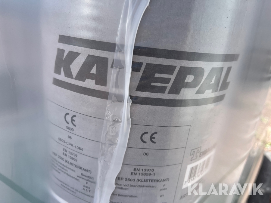 Takpapp Katepal YEP 2500, Österåker, Klaravik auktioner